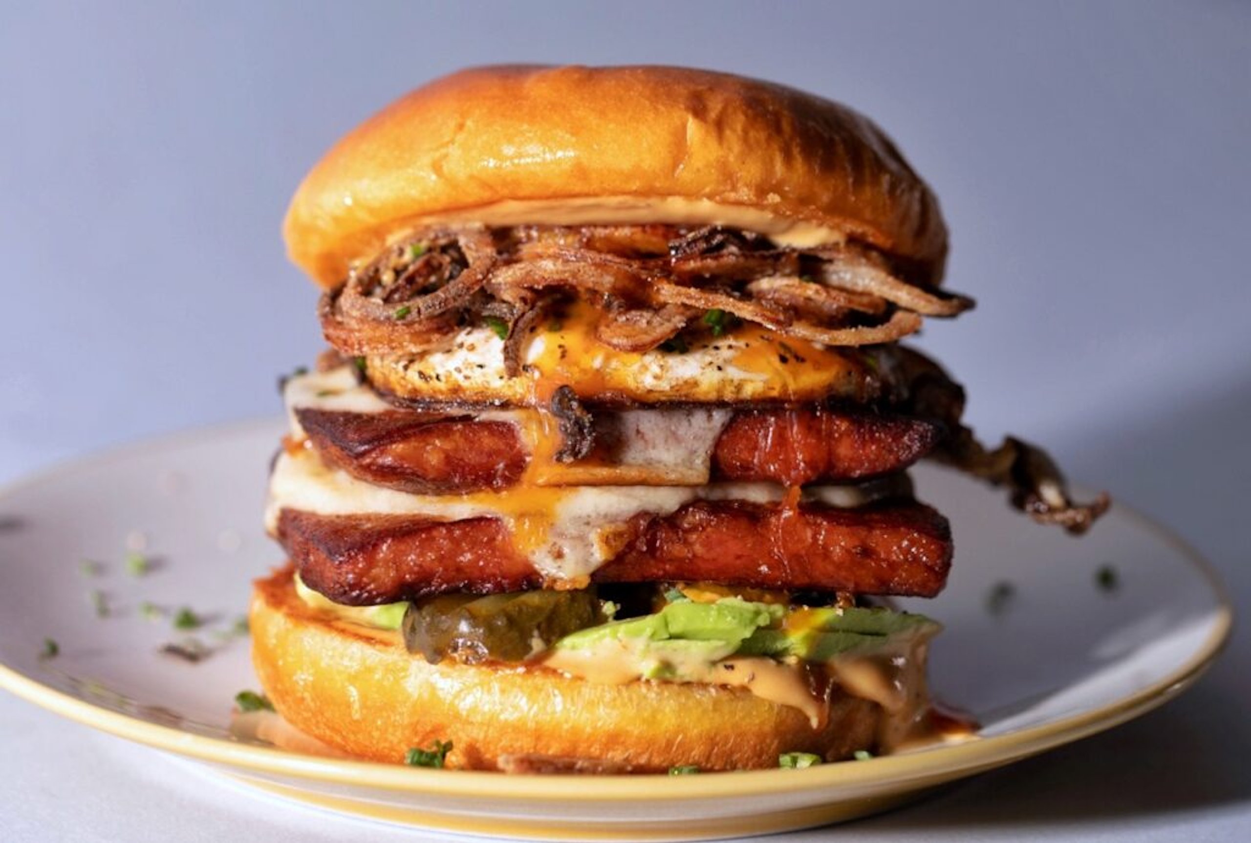 Spam Breakfast Burger | Twisted