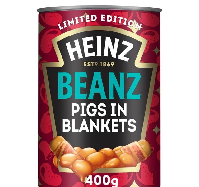 Heinz releases pigs in blankets flavoured baked beans for Christmas