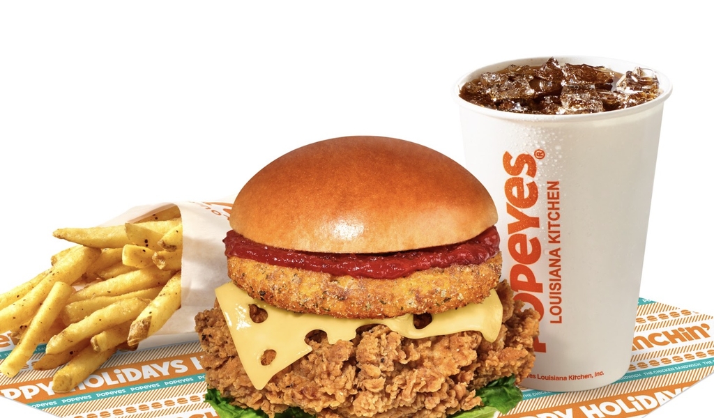 Popeyes' Festive Menu Lands Today - With New Burgers And Festive Hash ...