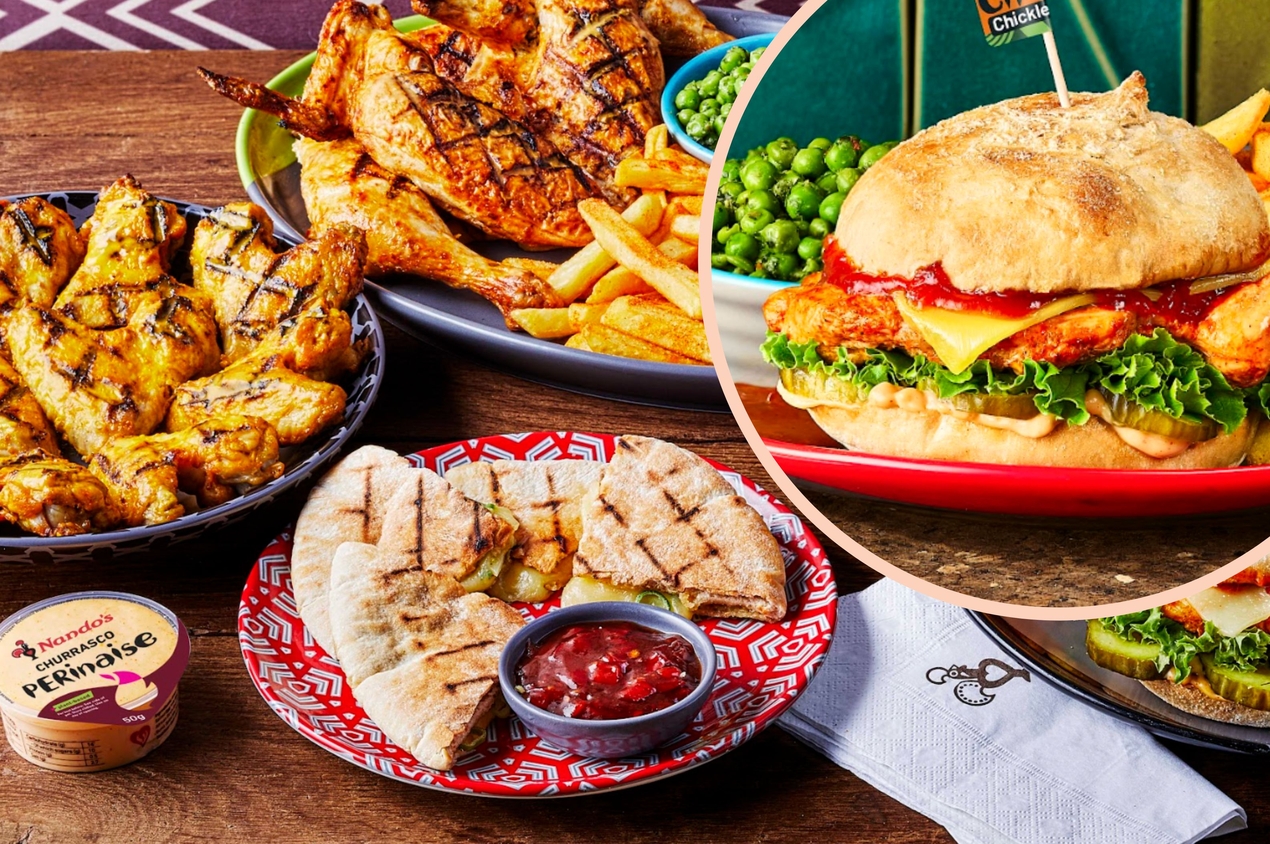 Nando's launches new menu featuring pickle burger and cheesy pitta