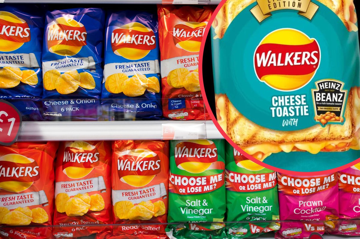 Walkers and Heinz team up to launch cheese and beans crisp flavour