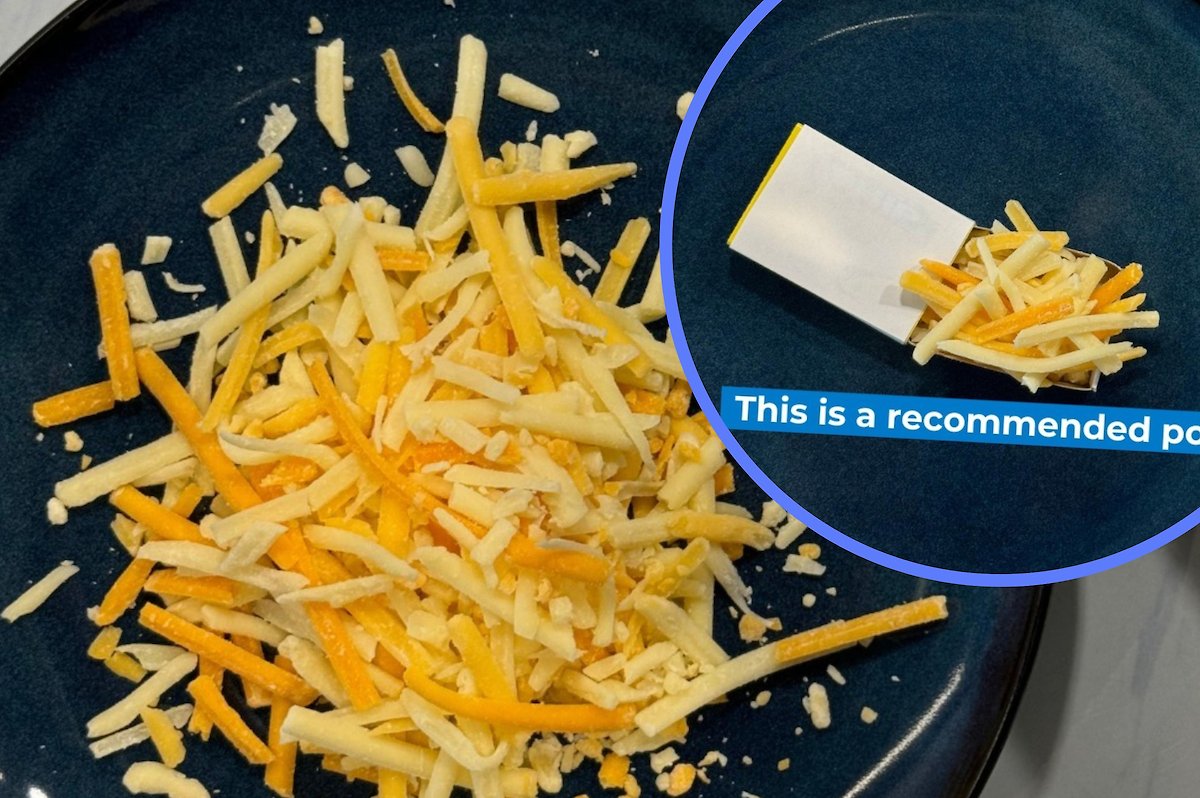 Expert reveals recommended portion of cheese and it looks tiny