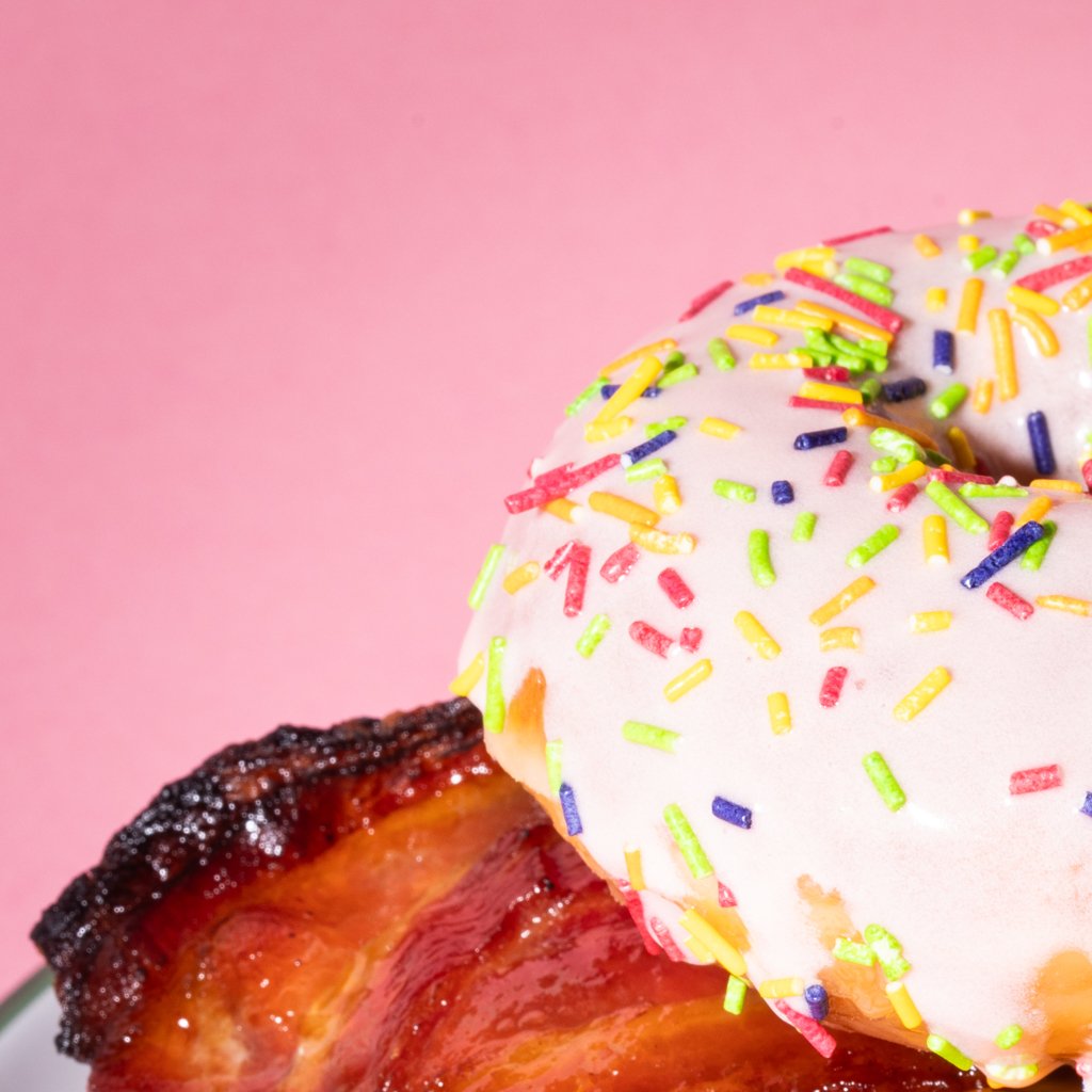 Fried Chicken Doughnut Burger