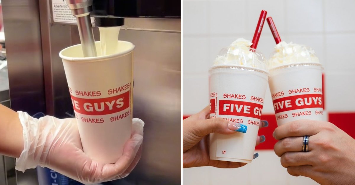 People are just discovering this Five Guys milkshake menu hack