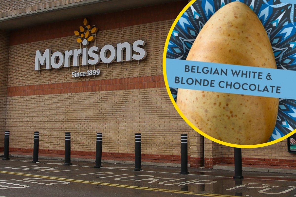 Morrisons sells blonde chocolate Easter egg