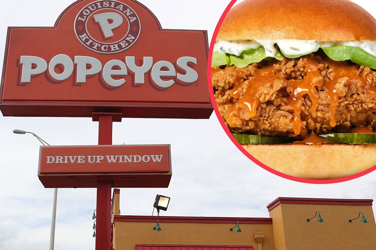 Popeyes new Buffalo Ranch Chicken Sandwich drops as part of new menu