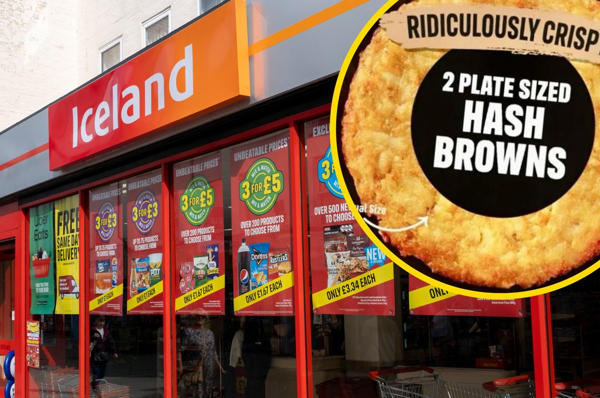 Iceland has launched a plate sized hash brown to elevate your fry up