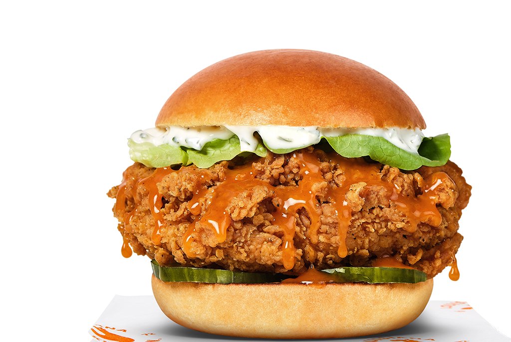 Popeyes new Buffalo Ranch Chicken Sandwich drops as part of new menu